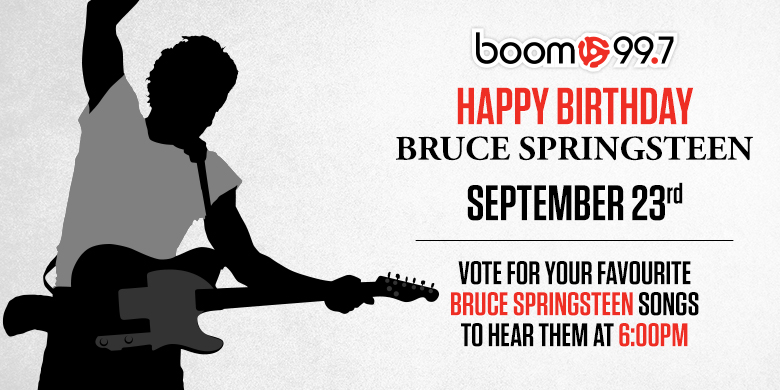 Happy Birthday Bruce Springsteen | boom 99.7